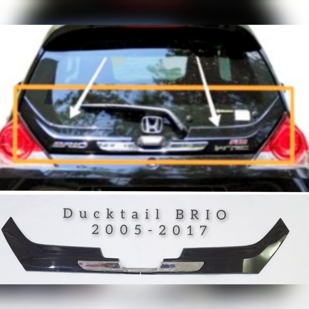 Jual Ducktail Mobil All New Honda Brio 2005 - 2017 Model Premium RS ...