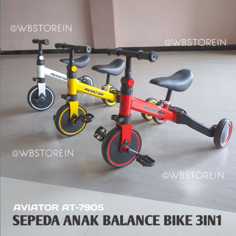 Jual Sepeda Anak Roda Tiga 3 Balance Bike 3 In 1 Ride On Anak Push Bike ...