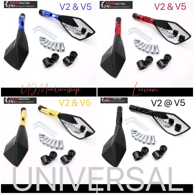 Jual Spion Motor Model Tomok V2 Tomok V5 Full CNC PREMIUM Kaca sepion ...