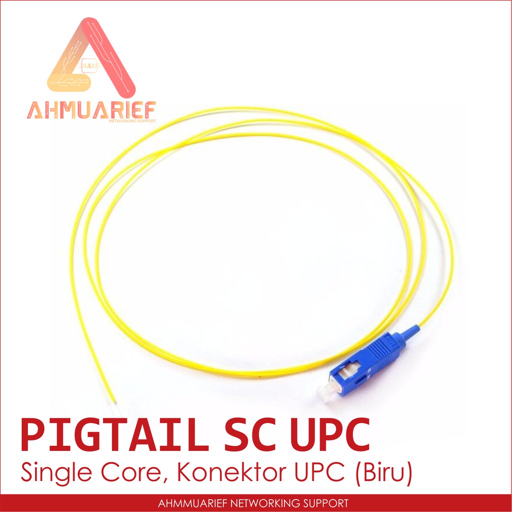 Jual Kabel Cable Pigtail SC UPC Biru Kabel Fiber Optik Optic BUKAN ...
