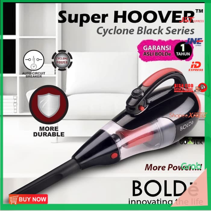 Jual Vacuum & Blow Cleaner BOLDe Super Hoover Cyclone BLACK EDITION ...