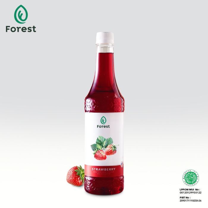 Jual FOREST SYRUP STRAWBERRY - Sirup Rasa Strawberry - 720 ml | Shopee ...