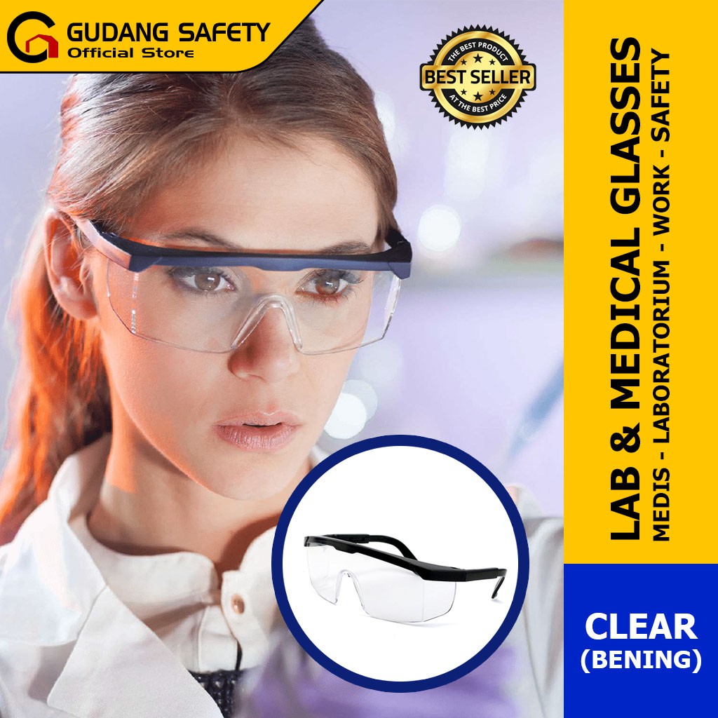 Jual KACAMATA DOKTER LABORATORIUM GOSAVE ECO CLEAR | Shopee Indonesia