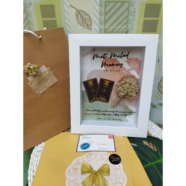 Jual Paket Gift Bingkai rustic / paket kado pernikahan / scrabook ...