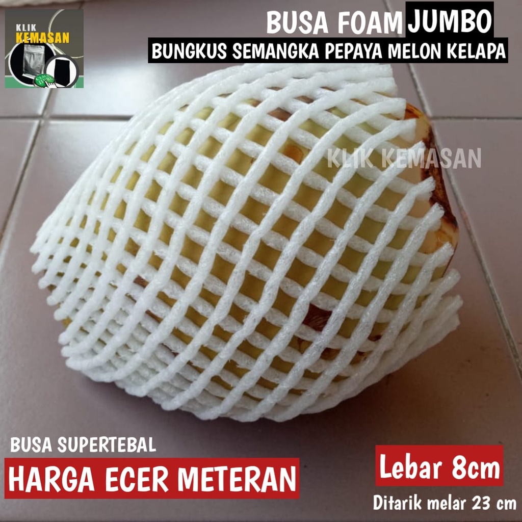 Jual BUSA BUNGKUS BUAH BESAR 8cm FOAM NET JARING APEL KELAPA PEPAYA ...