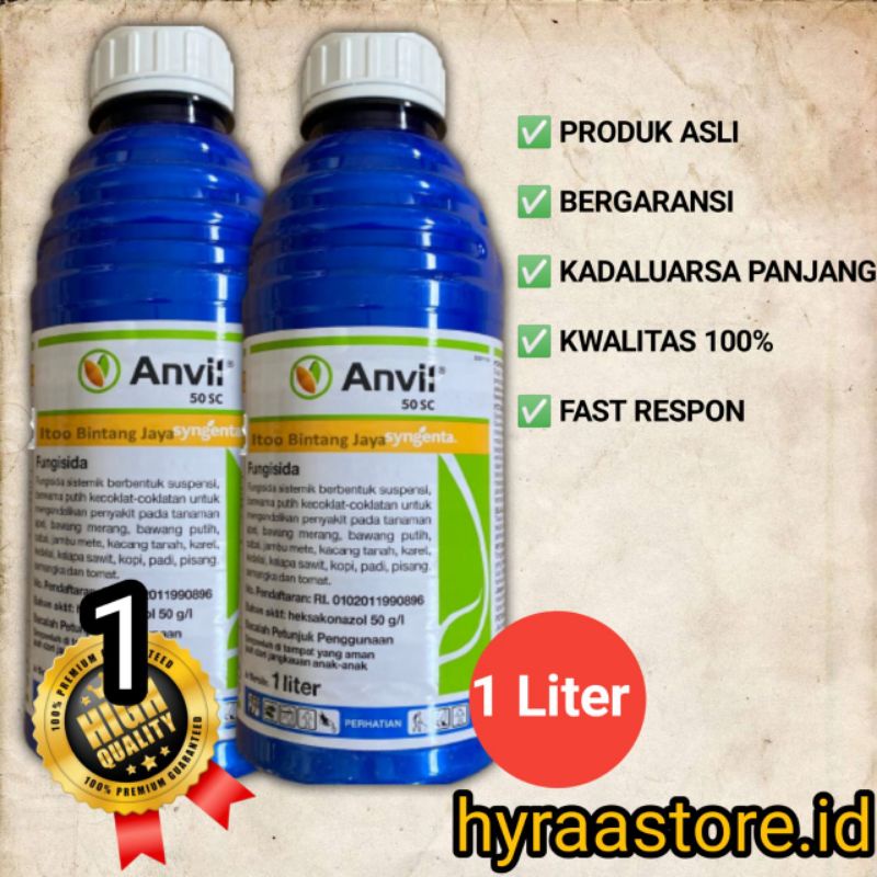 Jual Fungisida Sistemik Anvil 50SC - Kemasan 1Liter | Shopee Indonesia