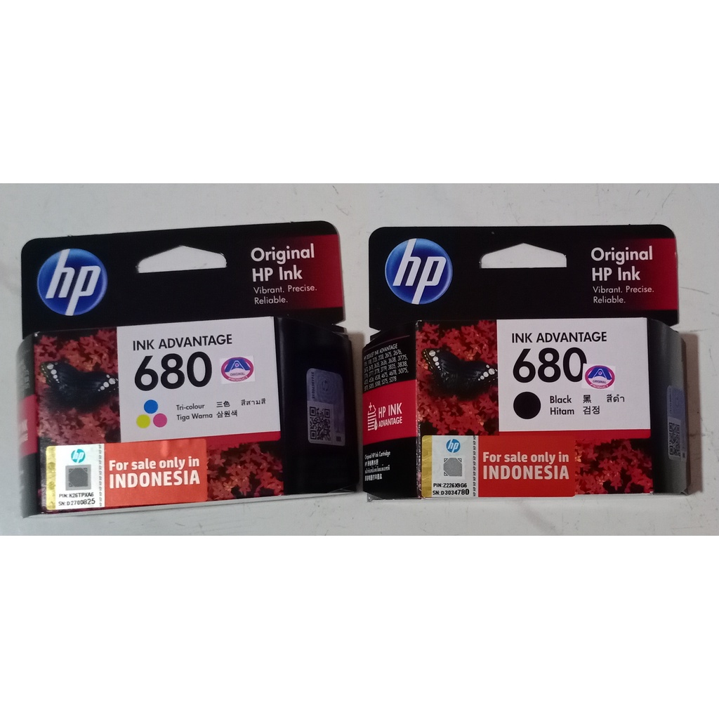 Jual Catridge Printer HP 680 Deskjet Series | Shopee Indonesia