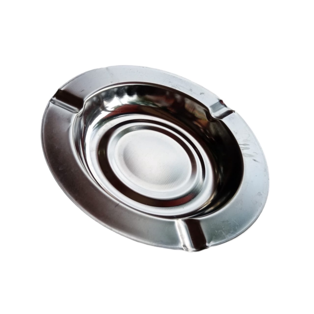 Jual Asbak rokok stainless bulat ukuran 10 cm | Shopee Indonesia