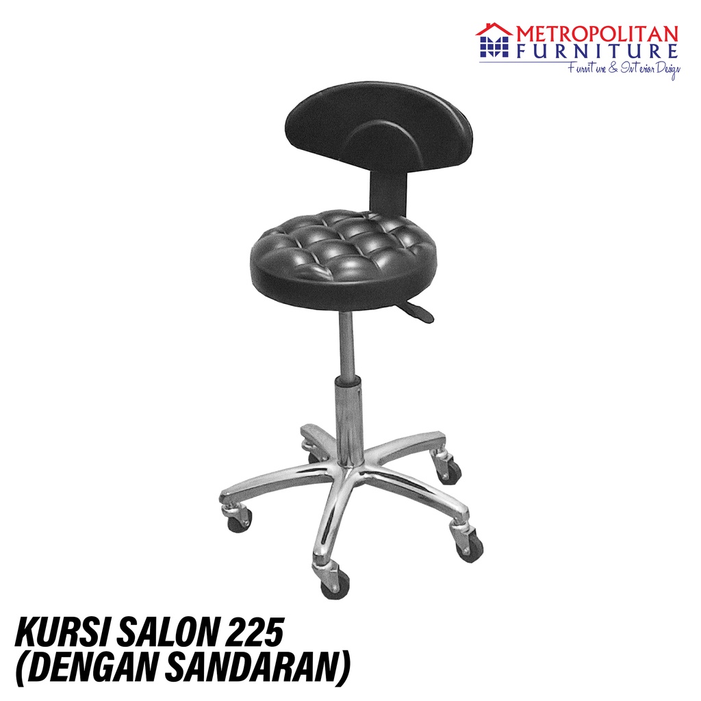 Jual Mee Do Kursi Salon Hidrolik Bulat Roda Barstool Hydraulic Bangku ...