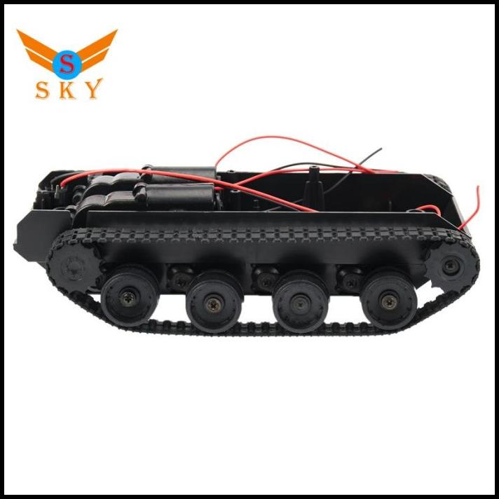 Jual Tank Smart Robot Car Chassis Kit Rubber Track For Arduino 130 ...