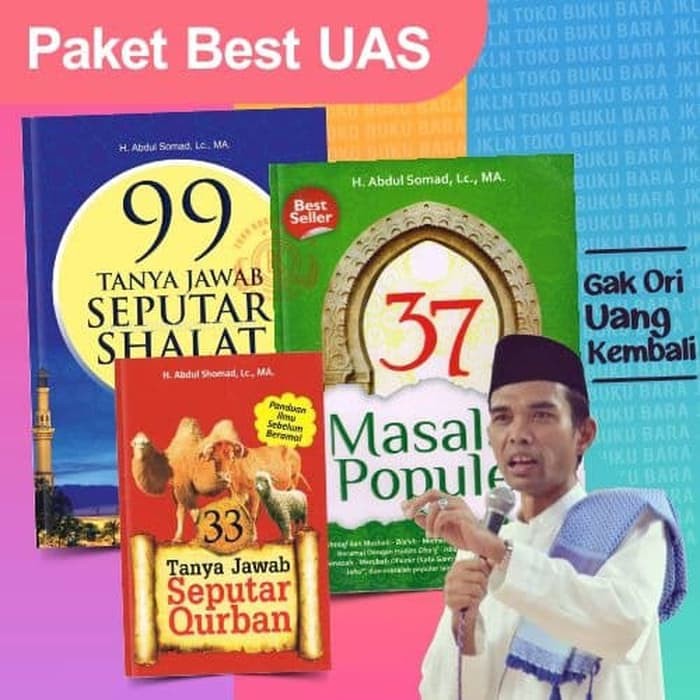 Jual PAKET 3 Buku UAS 37 Masalah Populer - 99 Tanya Jawab Seputar Shalat - 33 Tanya Jawab ...