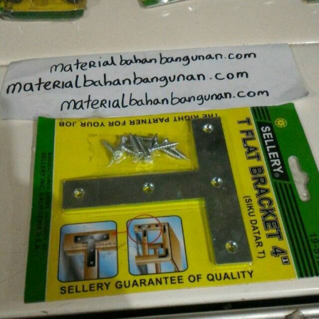 Jual T flat iron plate plat besi T 4 inch bracket besi | Shopee Indonesia