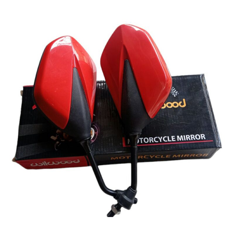 Jual spion Supra x 125/Vario karbu warna merah | Shopee Indonesia