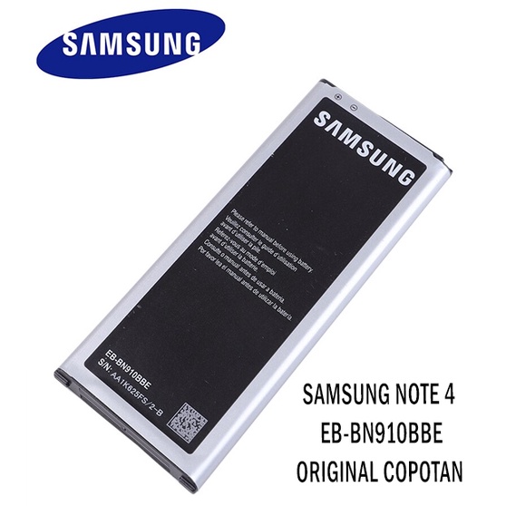 Jual Battery Samsung Note 4 Eb Bn910bbe Original Copotan Shopee Indonesia