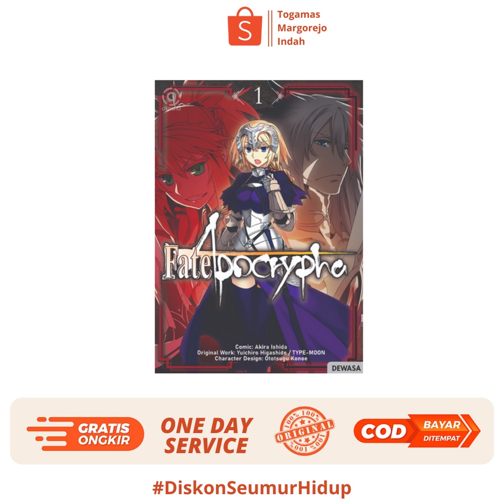 Jual AKASHA: FATE/APOCRYPHA 01 - AKIRA ISHIDA | Shopee Indonesia