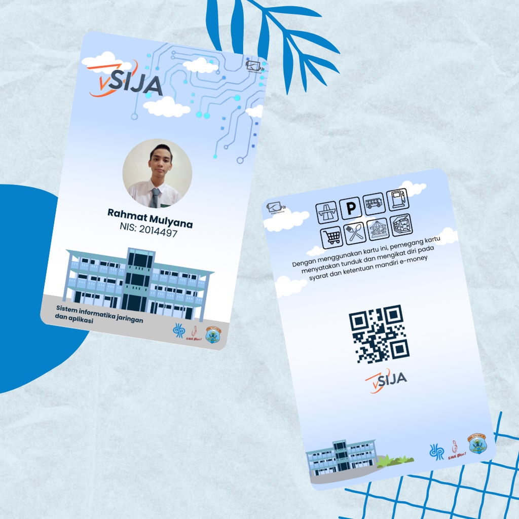 Jual desain emoney custom id card | Shopee Indonesia