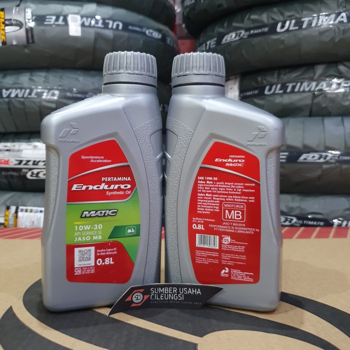 Jual Pertamina Oil ENDURO 4T Matic SAE 10W-30 0.8L - Jaminan Asli ...