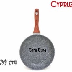 Jual FRY PAN MARBLE GRANIT CYPRUZ 20 CM / WAJAN CYPRUS INDUKSI ANTI ...
