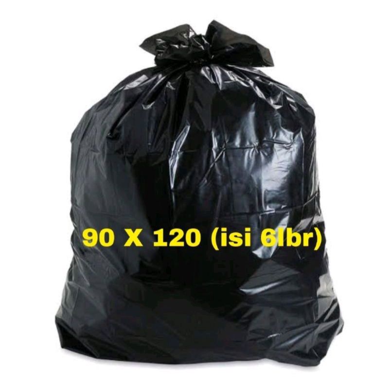 Jual HD sampah traash bag poly bag kantong plastik sampah hitam ...