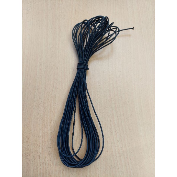 Jual tali elastis 1,5 mm tali string 15 mm 1,7 mm cord bulat | Shopee ...