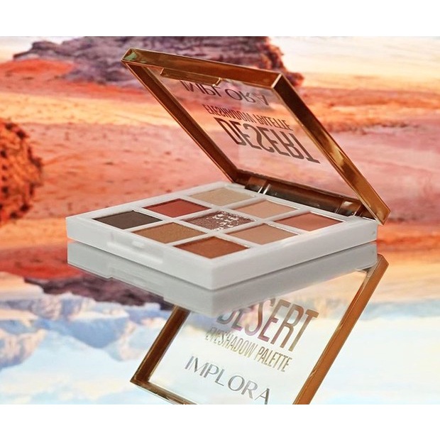 Jual IMPLORA Eyeshadow Palette Desert/ Dawn/ Twilight/ Ocean Eyeshadow ...