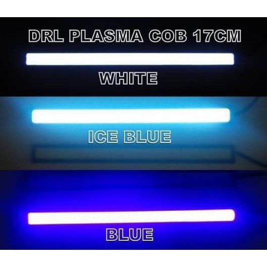 Jual LAMPU DRL PLASMA LED COB 17CM / LAMPU DEPAN MOTOR MOBIL LED STRIP ...