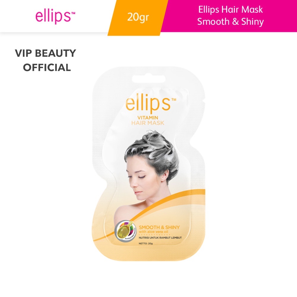 Jual ELLIPS Vitamin Hair Mask Sachet 20gr | With Pro Keratin Sachet ...