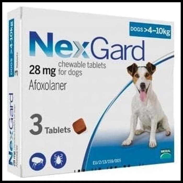 Jual Obat Kutu Anjing NEXGARD size M (4-10 kg) / Demodex 1 Tablet ORIGINAL | Shopee Indonesia
