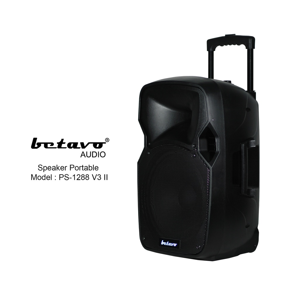 Jual Betavo Audio Speaker Portable PS 1288 V3 II Professional Speaker 12 Inch | Shopee Indonesia