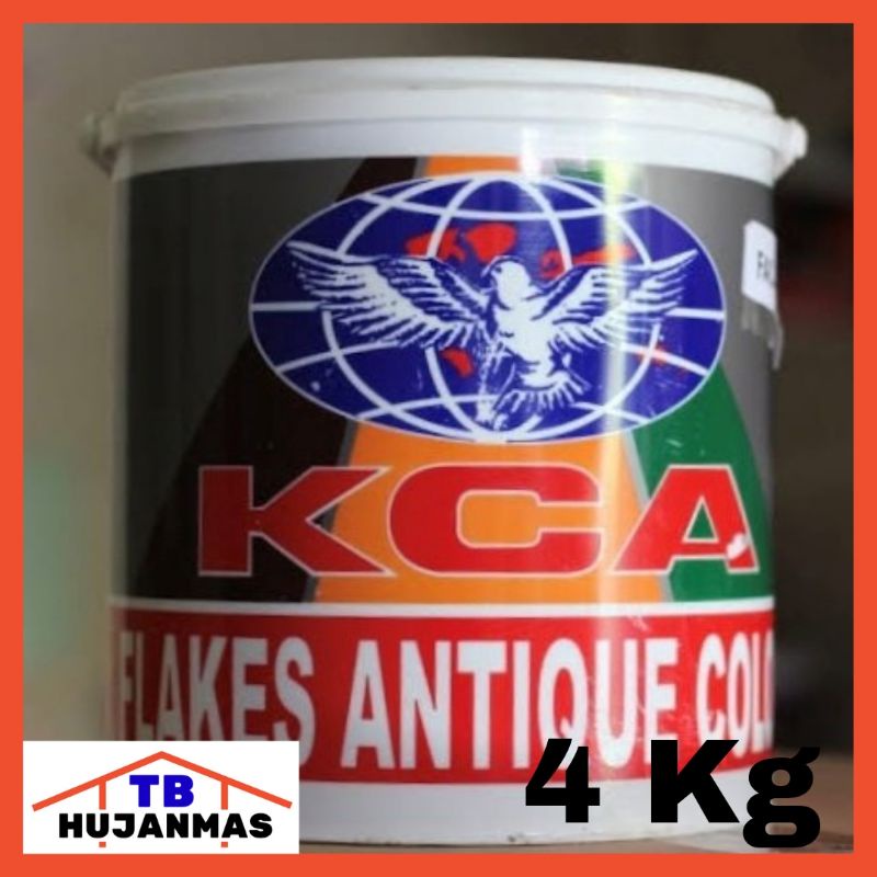 Jual KCA Cat Tembok Dinding Tekstur Texture 4 Kg Flakes Antique Color ...