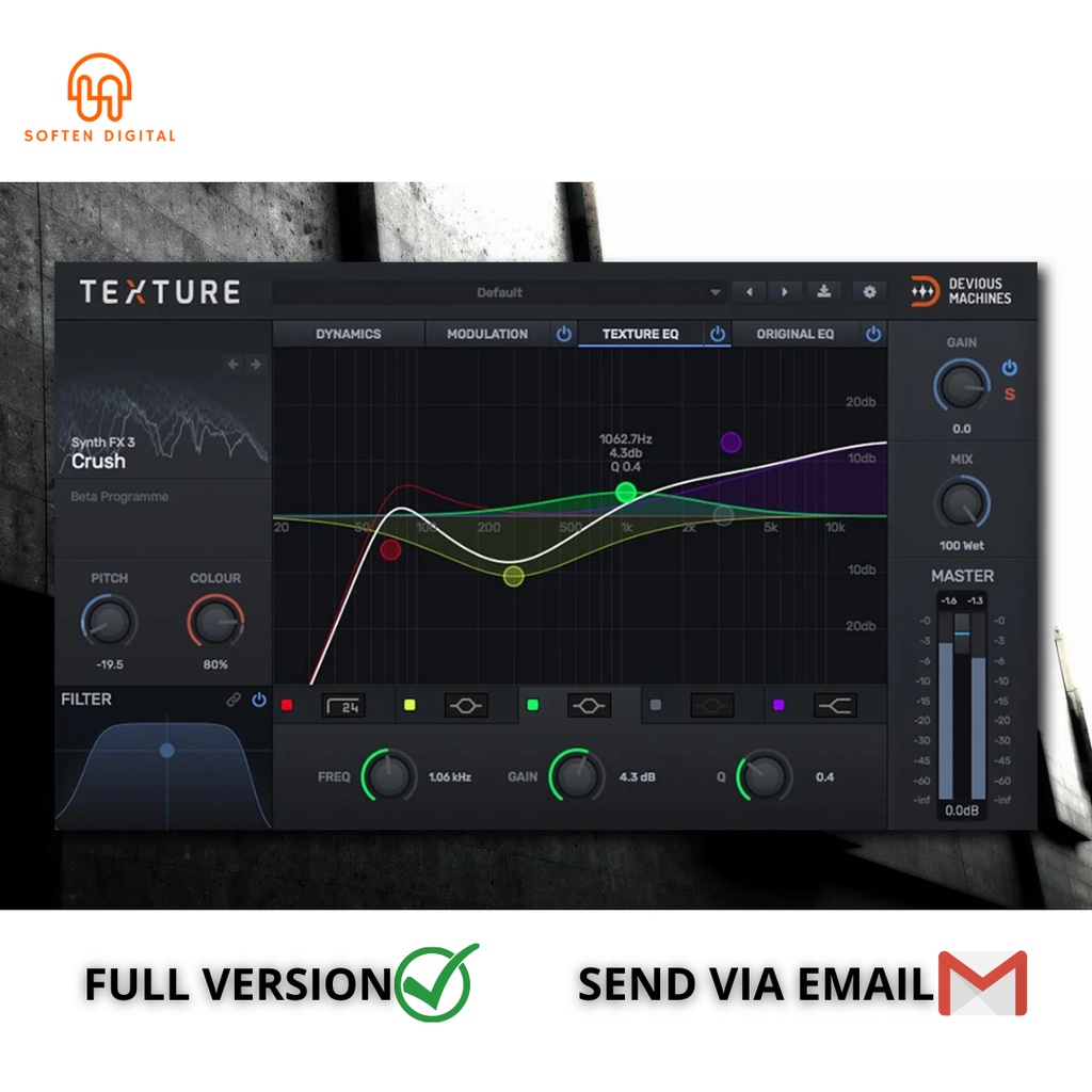 Jual Devious Machines Texture 1 VST Plugin adding ferocious fire ...