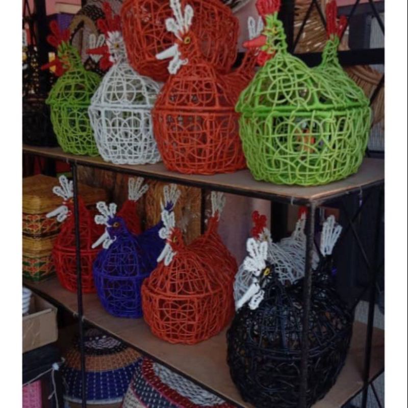 Jual Tempat Telur Ayam Rotan Sintesis/Keranjang Telur | Shopee Indonesia