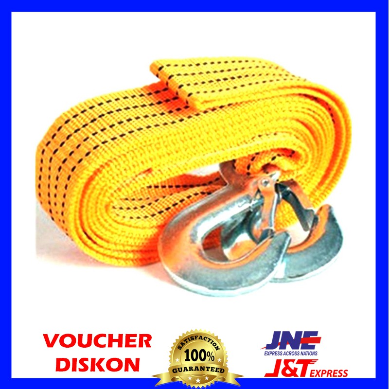 Jual Tali Derek Mobil Emergency Tow Rope 3 M - Tali Derek Mobil 3 Meter ...