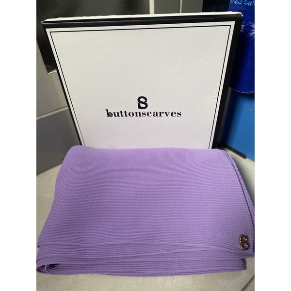 Jual PLEATED SHAWL BUTTONSCARVES PART I (Warna LILAC) | Shopee Indonesia
