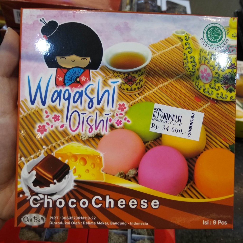 Jual READY JAKARTA 11 OCT 2025 - WAGASHI OISHI CHOCO CHEESE DELIMA ...