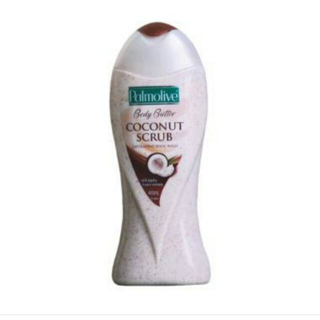 Jual PALMOLIVE body Butter Coconut Scrub Body Wash 400ml / Body Wash ...
