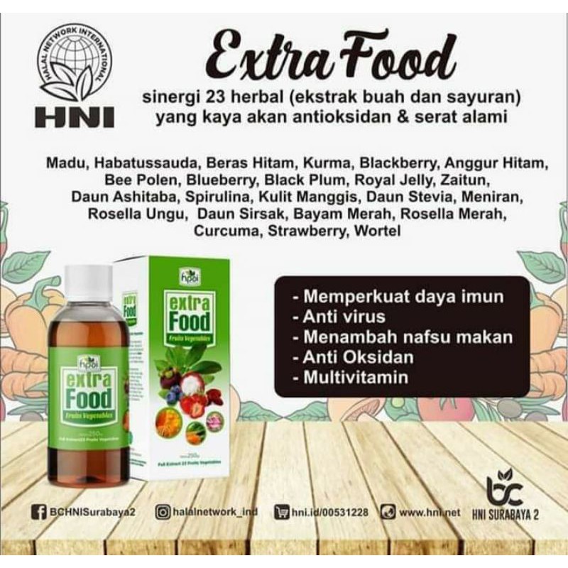 Jual EXTRAFOOD(HNI HEALTH) | Shopee Indonesia