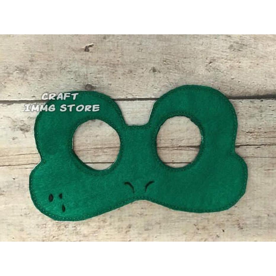 Jual topeng katak hijau, topeng pesta hutan k menari topeng drama anak ...