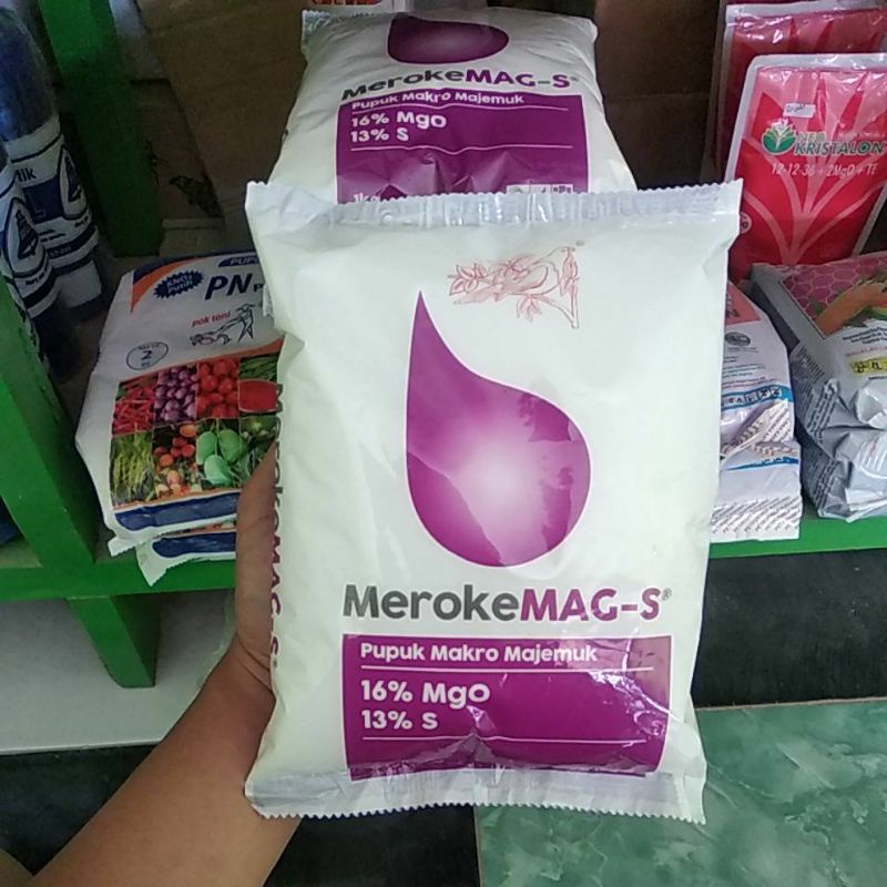 Jual Meroke Mag S Pupuk Magnesium Sulfat kemasan 1 kg | Shopee Indonesia