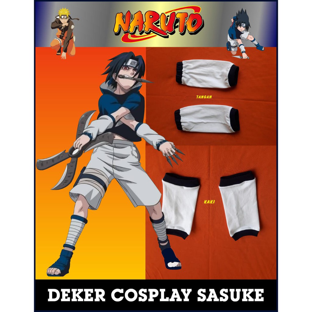Jual COSPLAY ANIME NARUTO /DECKER Lengan & kaki SASUKE UCHIHA | Shopee ...