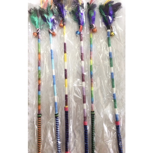 Jual Mainan Stick Bulu Isi Lonceng ( Bambu ) | Shopee Indonesia