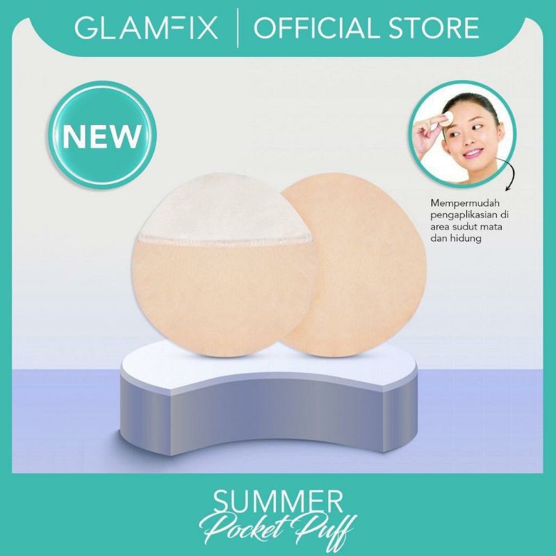 Jual Glamfix Summer Pocket Puff | Shopee Indonesia