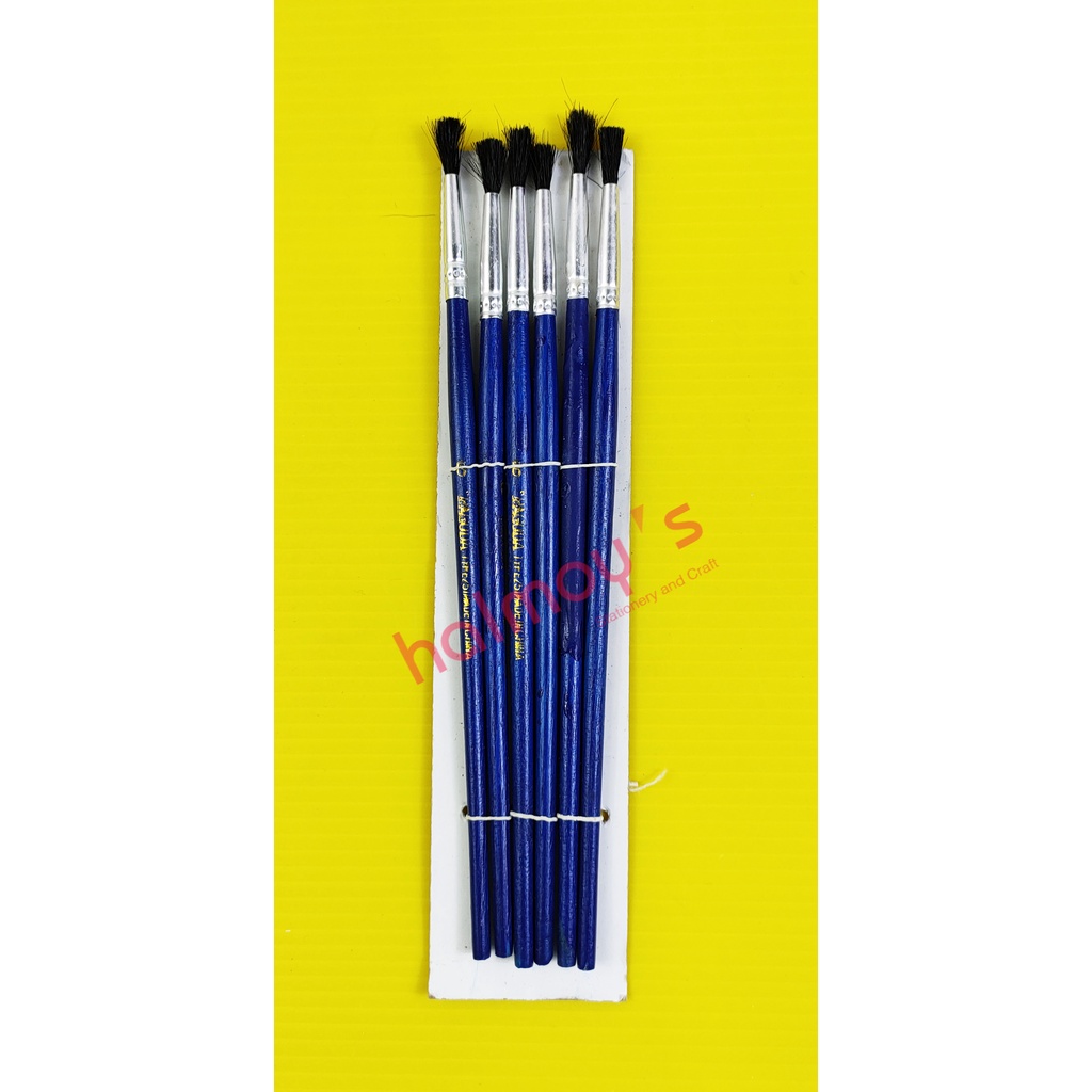 Jual KUAS LUKIS CAT AIR PAGODA NO. 6 ( 6 PCS ) | Shopee Indonesia