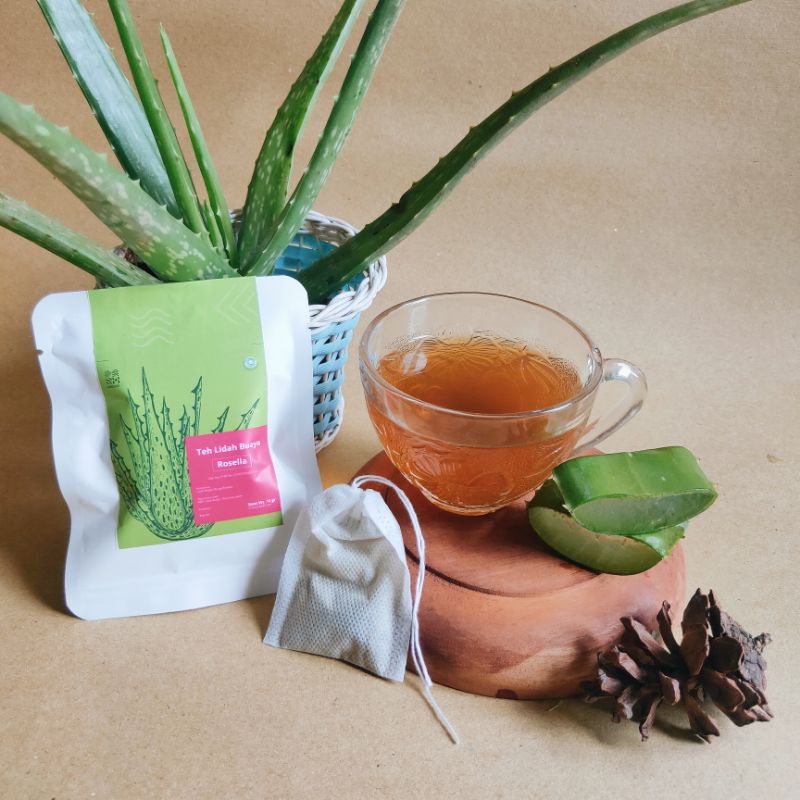 Jual Teh Celup Lidah Buaya Varian Rasa Rosella | Shopee Indonesia