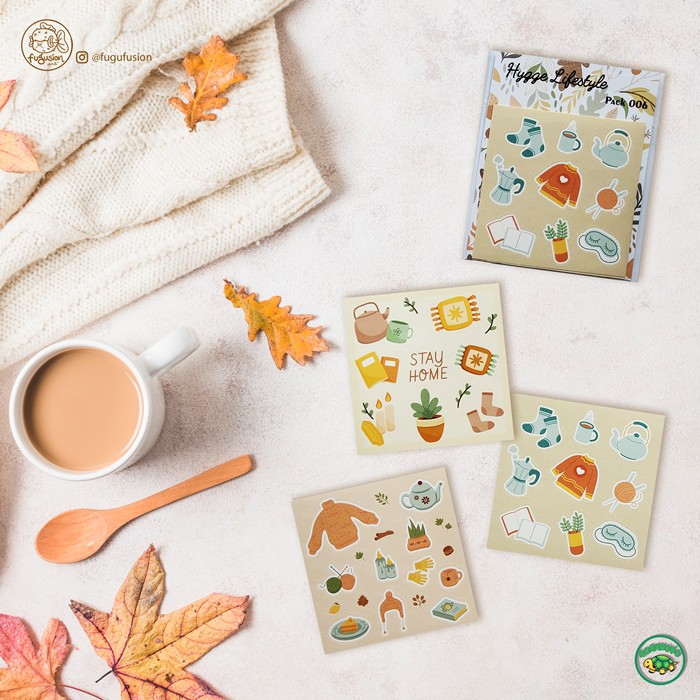 Jual Sticker / Stiker Deco Aesthetic Pack Hygge Lifestyle 006 Utk ...