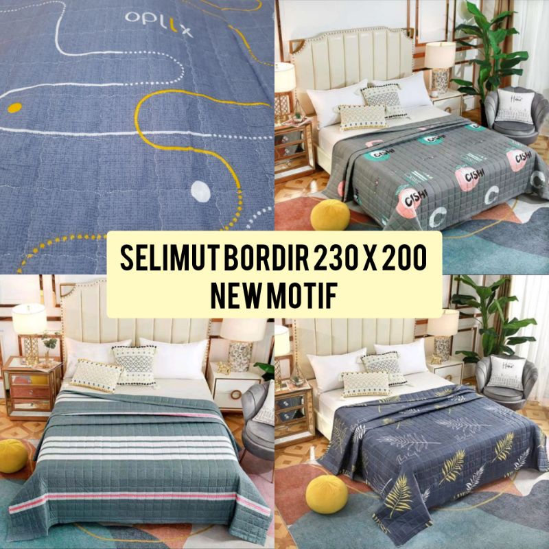 Jual Selimut kain katun / bed cover tipis ukuran 230 x 200 ( Super king ...