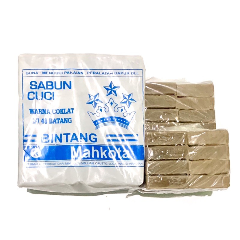 Jual Sabun Coklat “BINTANG MAHKOTA” per Pack (8 sabun) | Shopee Indonesia