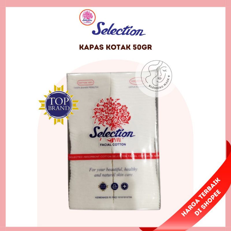 Jual Kapas Wajah Selection 50 gr | Shopee Indonesia