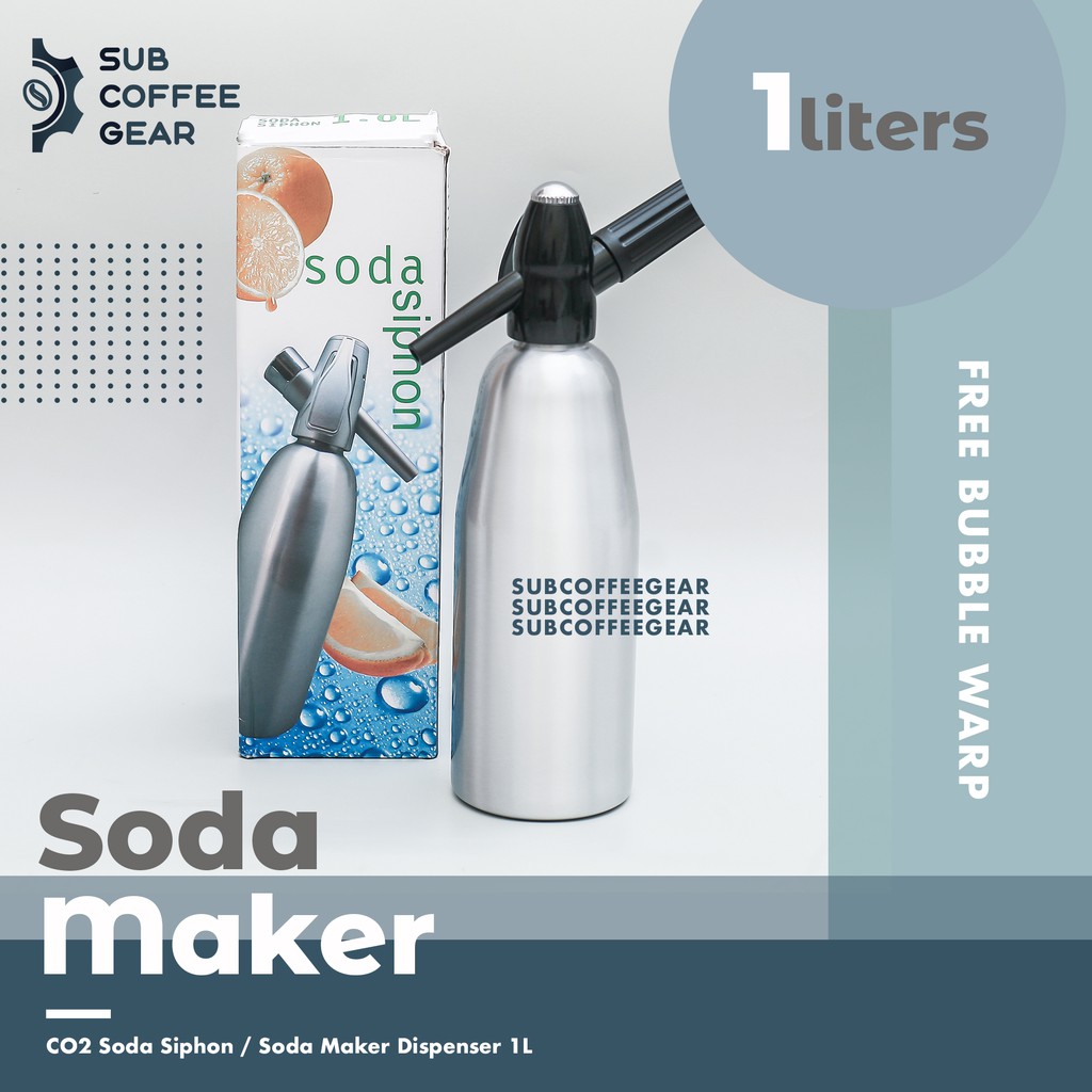 Jual Soda Maker Soda Siphon CO2 1L Pembuat Minuman Soda Nitro Coffee ...