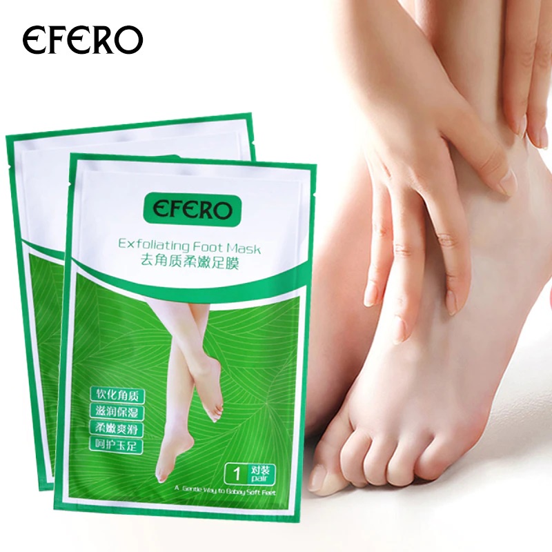 Jual Efero Foot Mask Masker Kaki Foot Peeling Exfoliating Foot Mask ...
